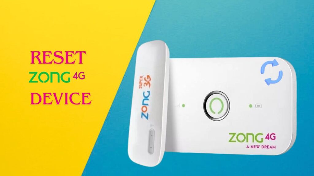How To Reset Zong Device